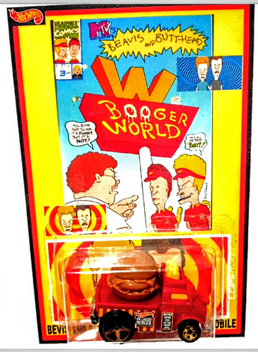 Hot Wheels Beavis and Butthead Custom "Booger World" Burger Mobile | eBay