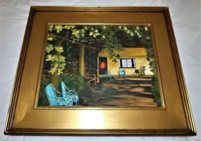 Art Oil Painting Richard Reminger LOGGIA AT CHARTWELL Signed & Framed ...