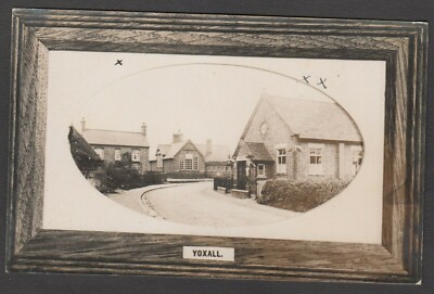 Postcard Yoxall near Lichfield Staffordshire the Parish Hall house and ...