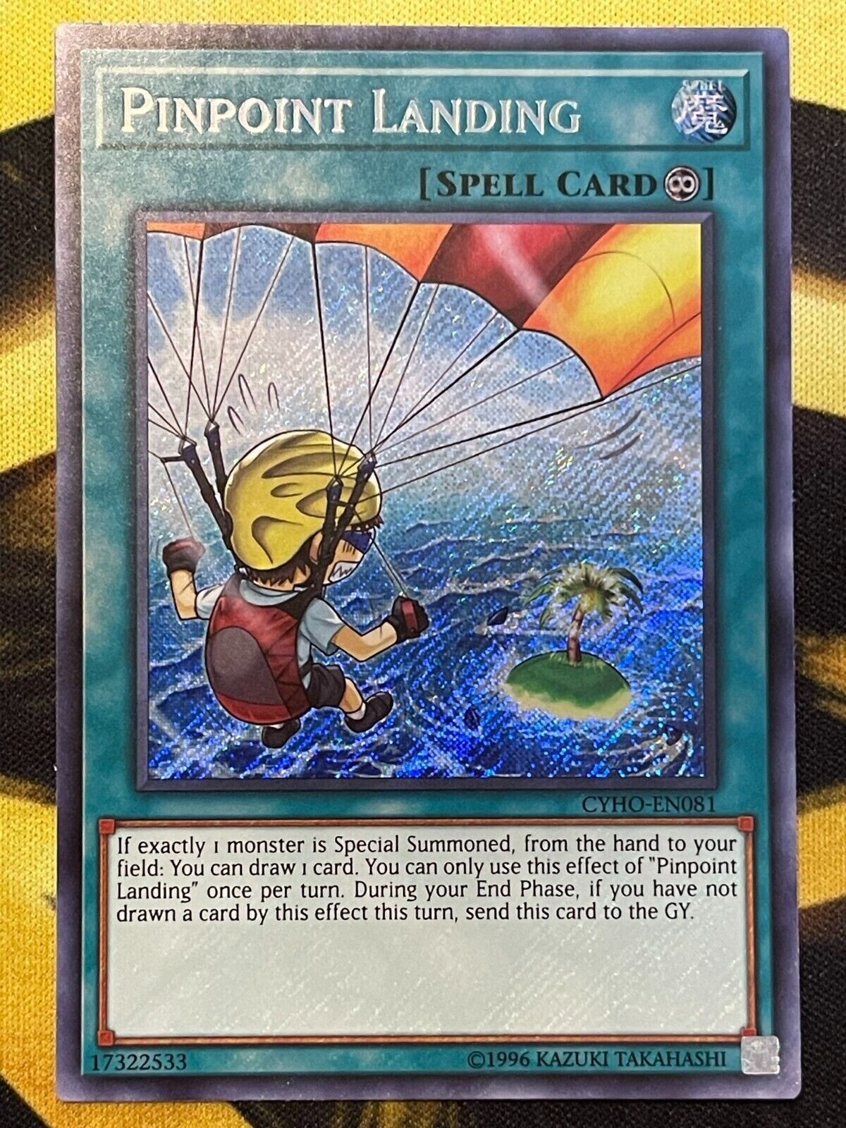 Yugioh! Pinpoint Landing - Secret Rare - CYHO-EN081 - Unlimited NM | eBay