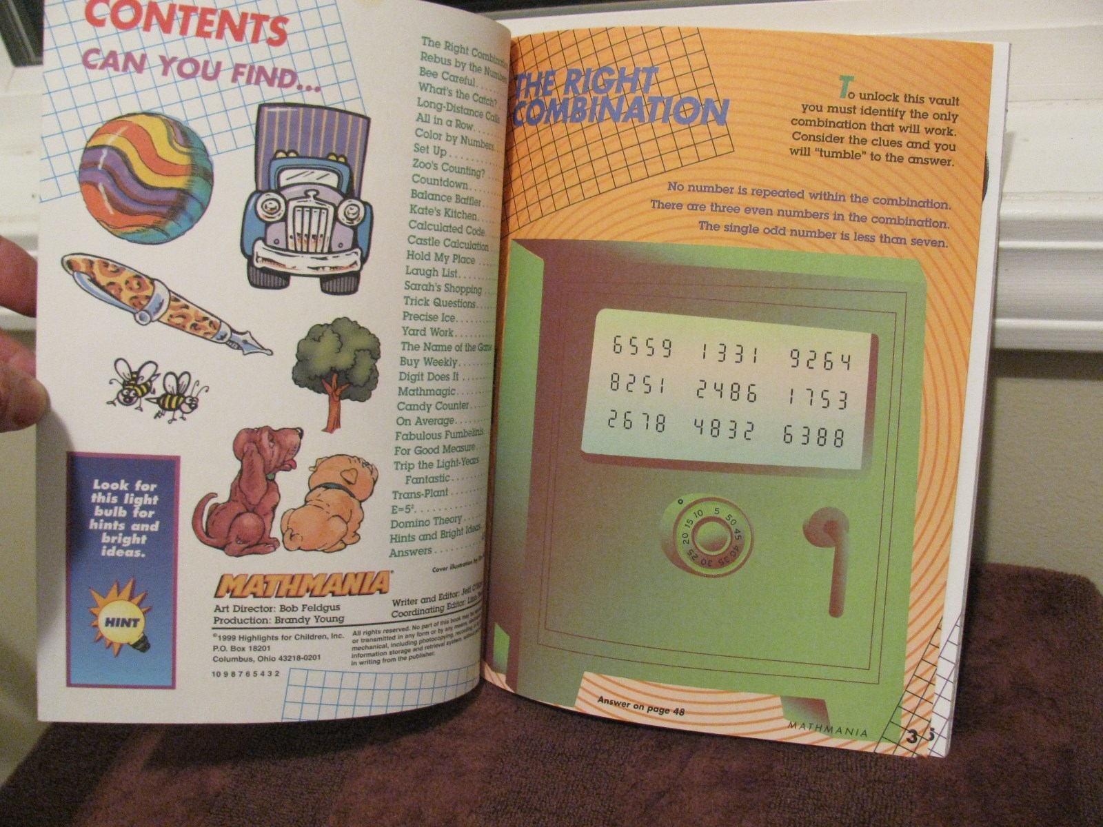 Highlights Magazine Mathmania ( New 1999 Paperback ) ~Great Teaching ...