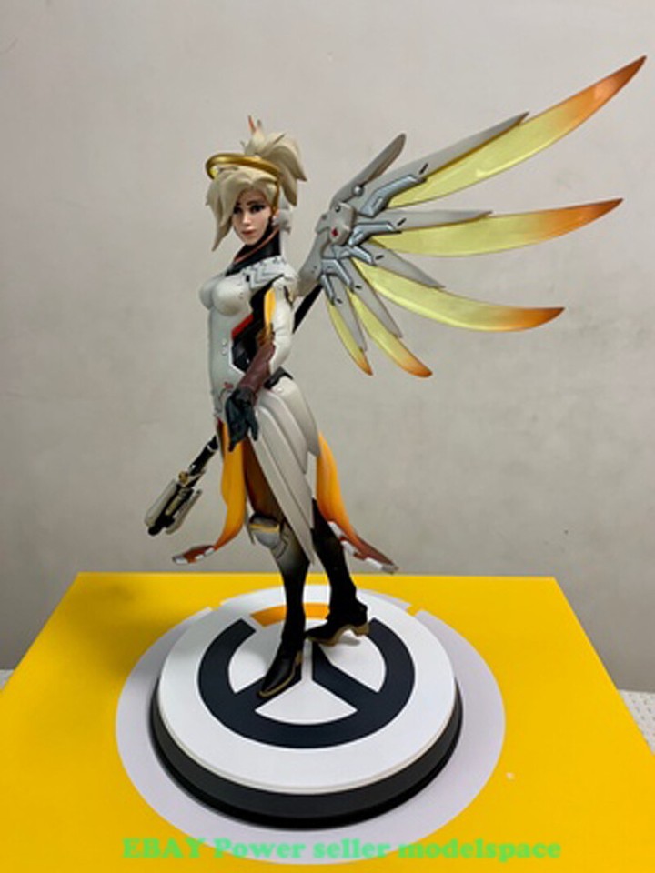 IN STOCK Blizzard Overwatch 1/6 Mercy Collectible Statue Figure Model ...