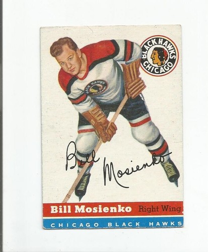 1954-55 BILL MOSIENKO TOPPS HOCKEY CARD #54 | eBay