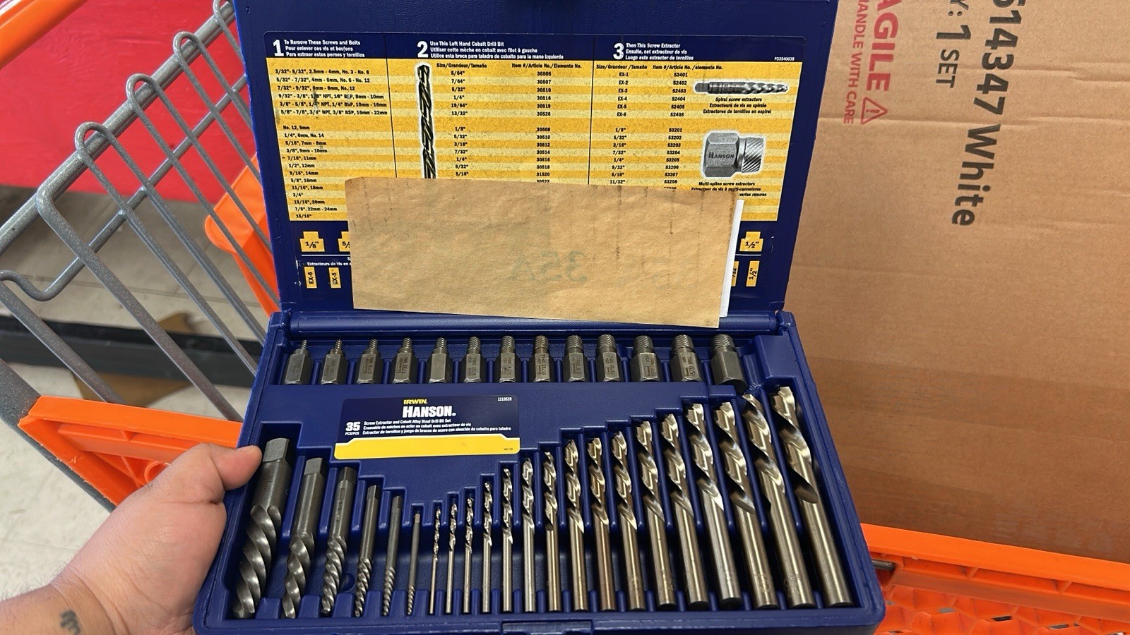 Irwin hanson Screw Extractor And Cobalt Alloy Steel Dril Bit Set | eBay