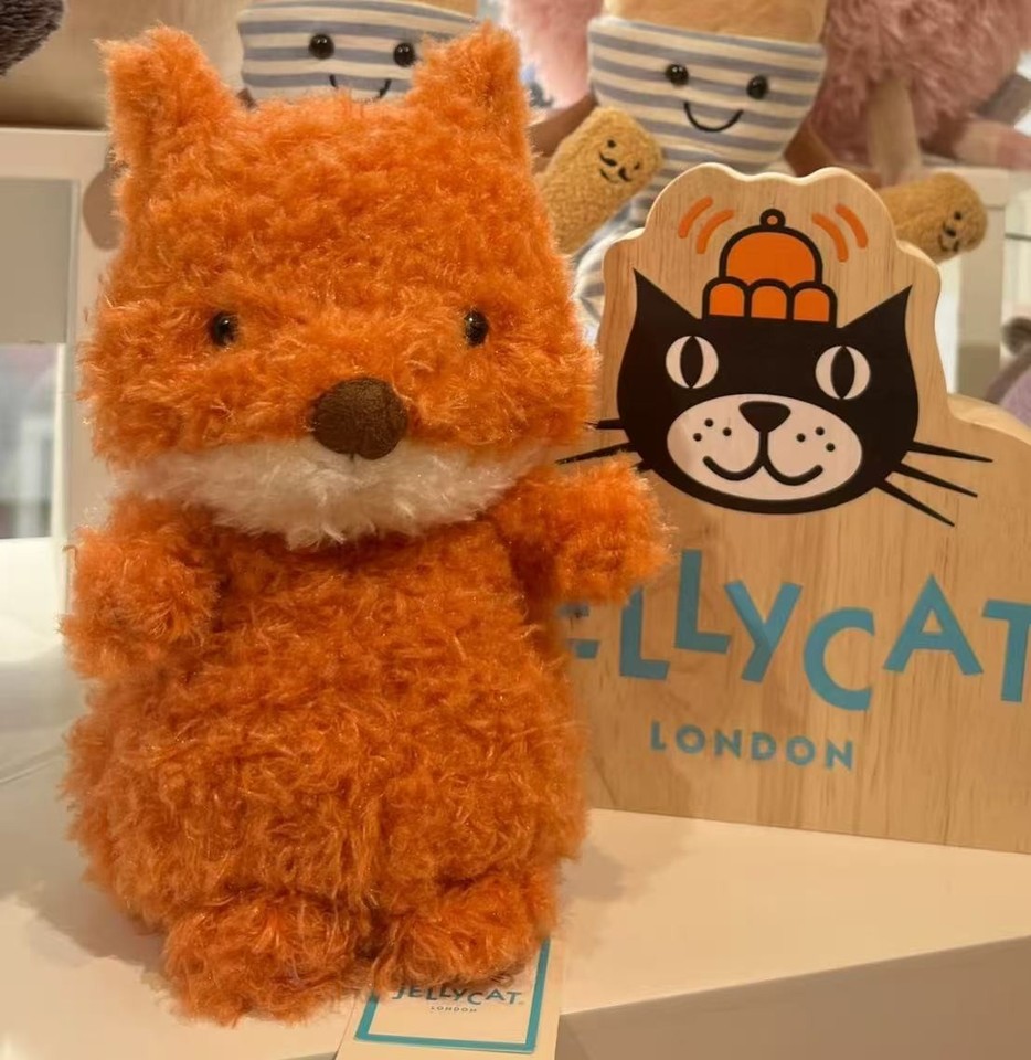 Jellycat Little Fox Fur Toy - Super Soft New with Label + Dust Bag ...