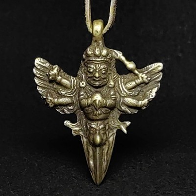 2.5 Inch China Tibet Bronze Carving great golden-winged peng bird ...