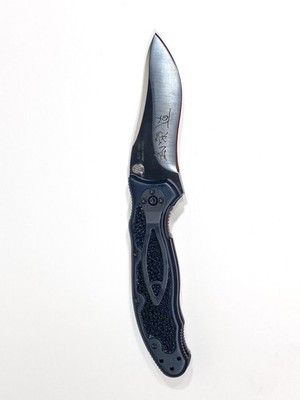 Kershaw Ken Onion Knife 1680 Steven Seagal Folding Knife W/ Sheath ...