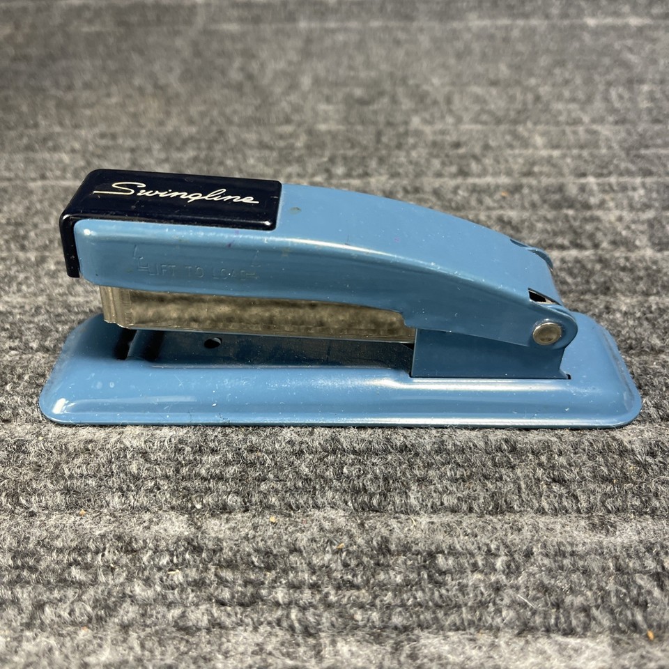 Vintage Swingline Cub Stapler Blue # 144-32 Office Desk Collectible ...