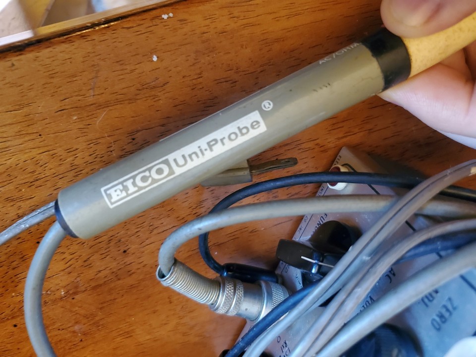 EICO Model 232 Peak to Peak Volt Ohm Meter VTVM w EICO Probe working | eBay