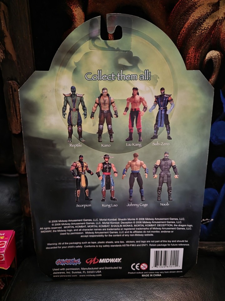 NEW - Jazwares Mortal Kombat Deception 6 Inch Action Figure NOOB *RARE ...