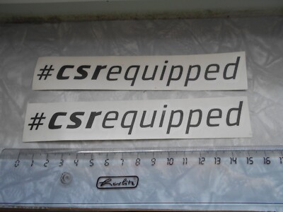 CSR Aufkleber, #csrequipped Sticker, Schriftzug, Tuning Aufkleber ...