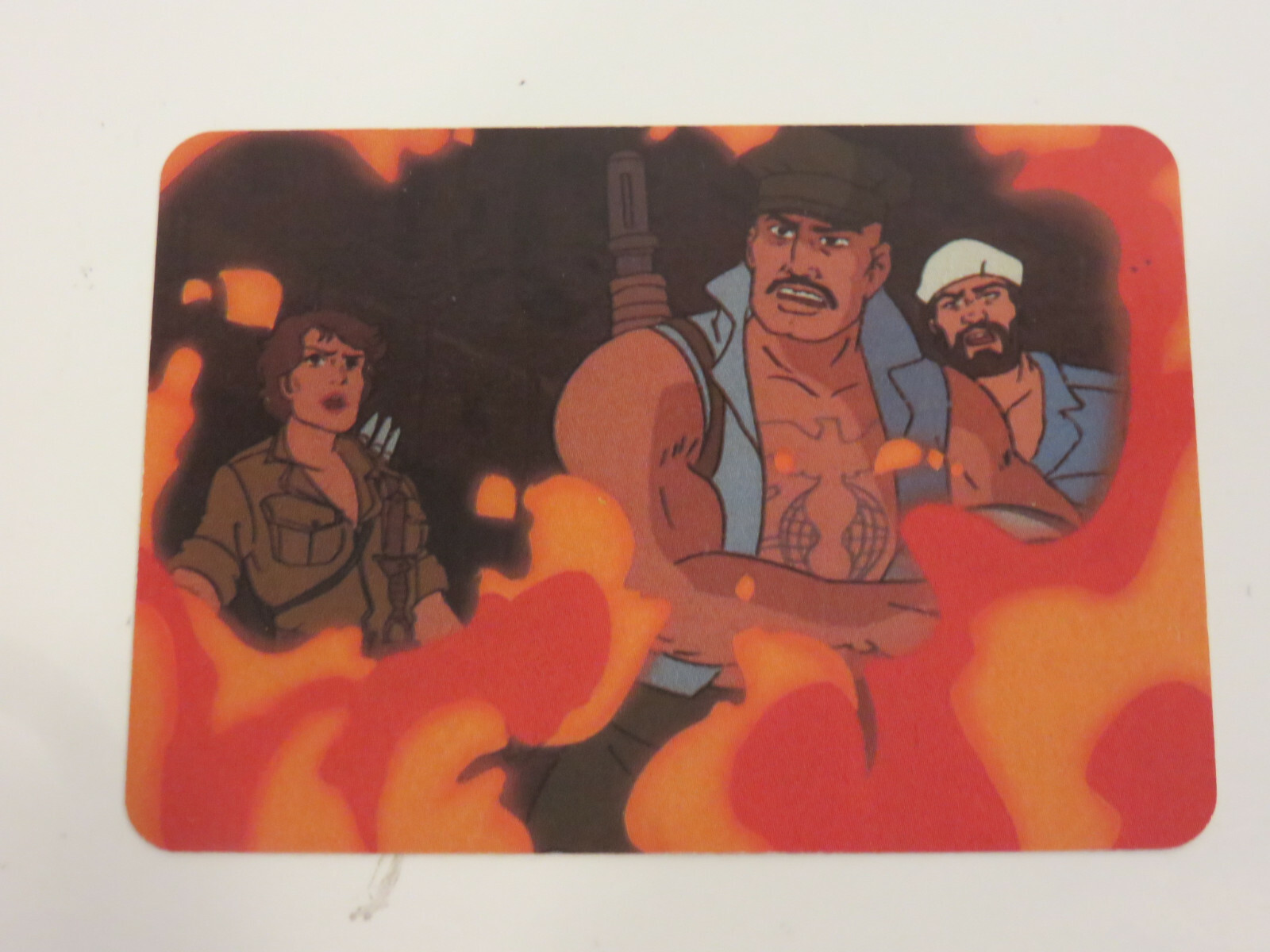JUNGLE BURNOUT #170 GI JOE COBRA MILTON BRADLEY ACTION TRADING CARD ...