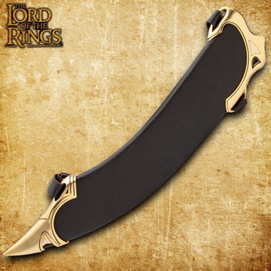Lord of the Rings Elven Knife of Strider Elf Scimitar Aragorn Dagger ...