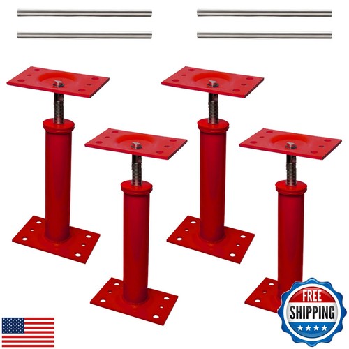 House Jacks for Leveling, 11"-16" Adjustable Jack Post Basement Floor ...