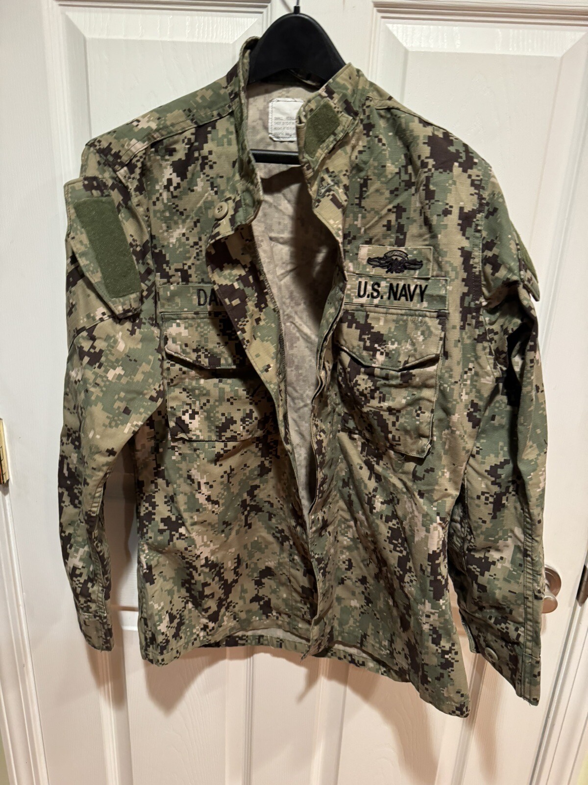 US Navy USN NWU Type III Working Uniform Blouse Jacket Size Small ...