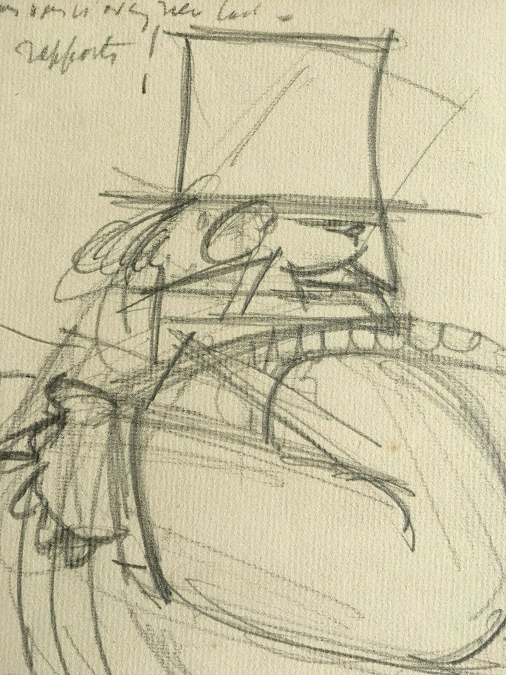Drawing Pencil Study Old Caricature Policeman Numbered Dated 1931 | eBay UK