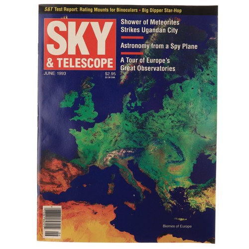 Sky And Telescope Magazine June 1993 Biomes Of Europe | eBay UK