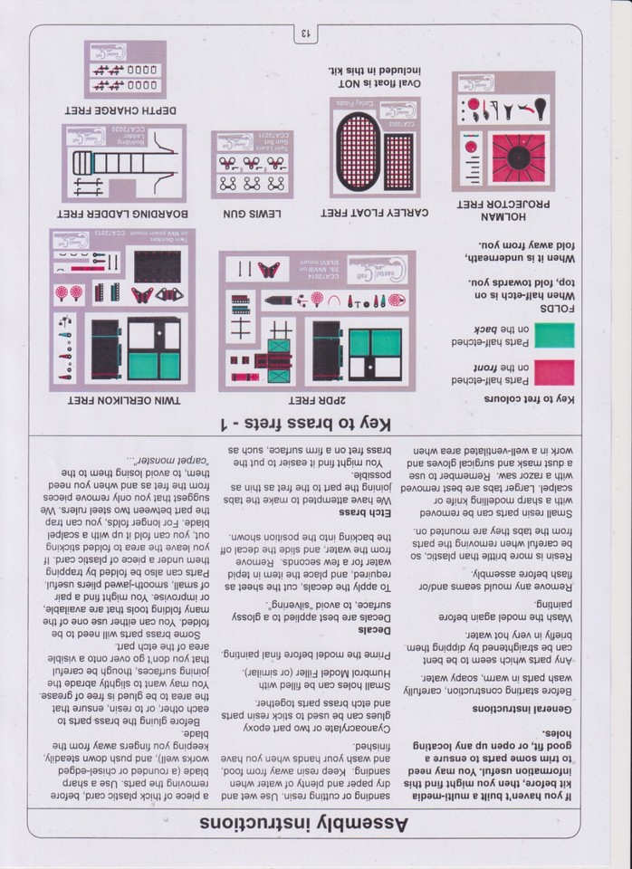 COASTAL CRAFT MODELS CC72007 BPBco MGB 107/115 COMPLETE KIT | eBay UK