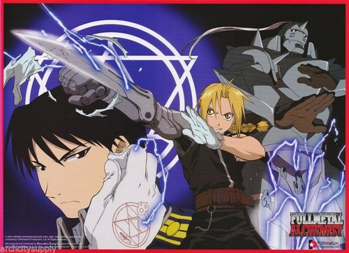 Full Metal Alchemist Poster Japanese Anime Cast Shot | eBay Australia