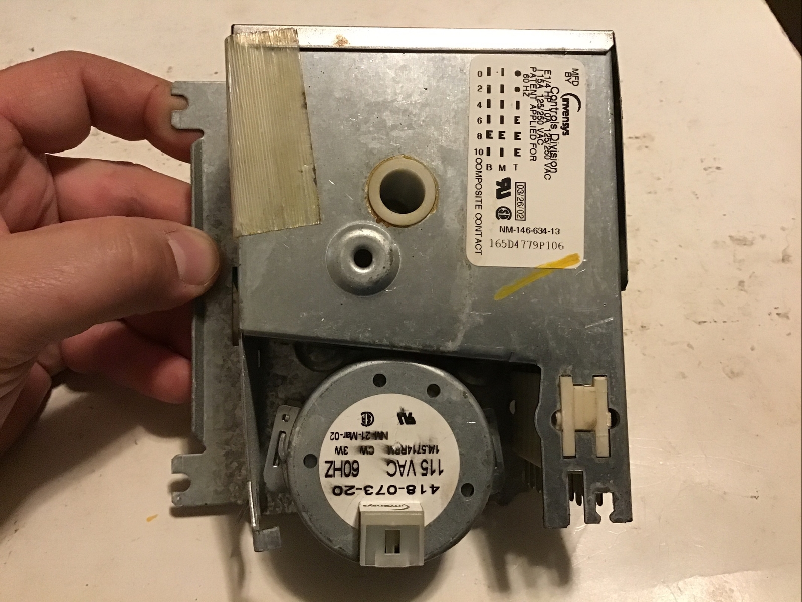 GE Dishwasher Timer 165D4779P106 418-073-20 NM-146-633-13. #68 | eBay