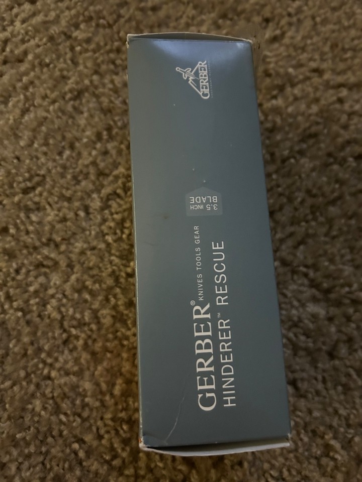 Gerber Hinderer Firefighter Rescue Knife w/ Tool Set SUPER RARE PATENT ...