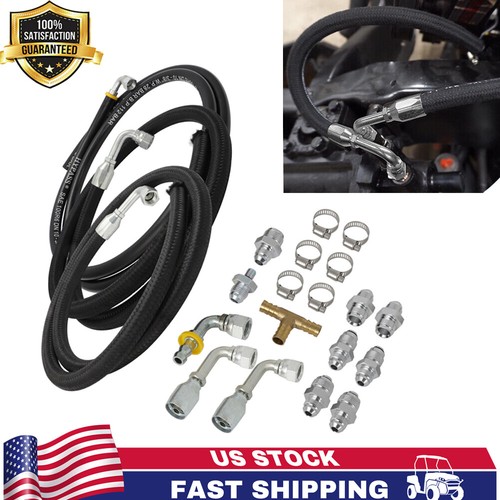 Steering Hose Hookup Kit W/ Fittings For GM Hydroboost Power Brake ...