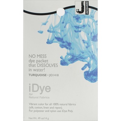 6 Pack Jacquard iDye Fabric Dye 14g-Turquoise IDYE-418 | eBay