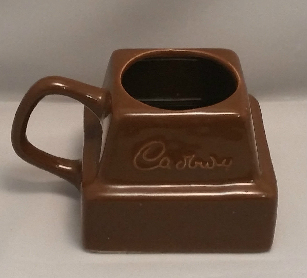 Collectable Vintage Square Cadburys Hot Chocolate Mug Cups Chocolate ...