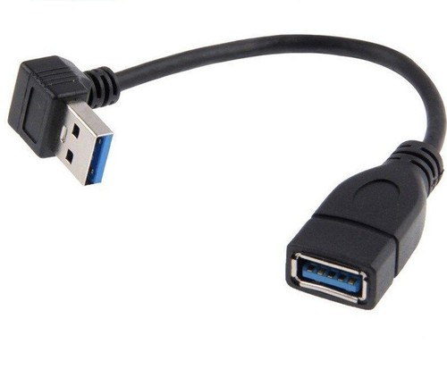 Right Angled USB 3 Type A Male to Female USB3 Type A Extension Cables ...