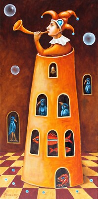 ORIGINAL Painting oil canvas by Pronkin 2023 MODERN CONTEMPORARY ART ...