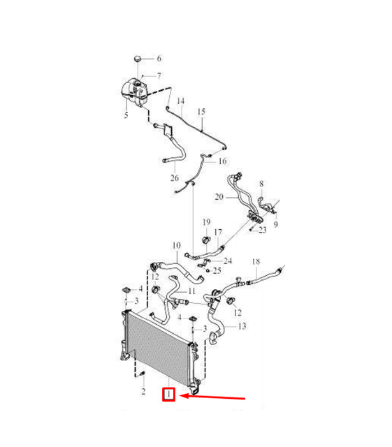 26311 2nd FL 2016-2019 Volvo Xc90 Radiator 32224828 for sale online | eBay