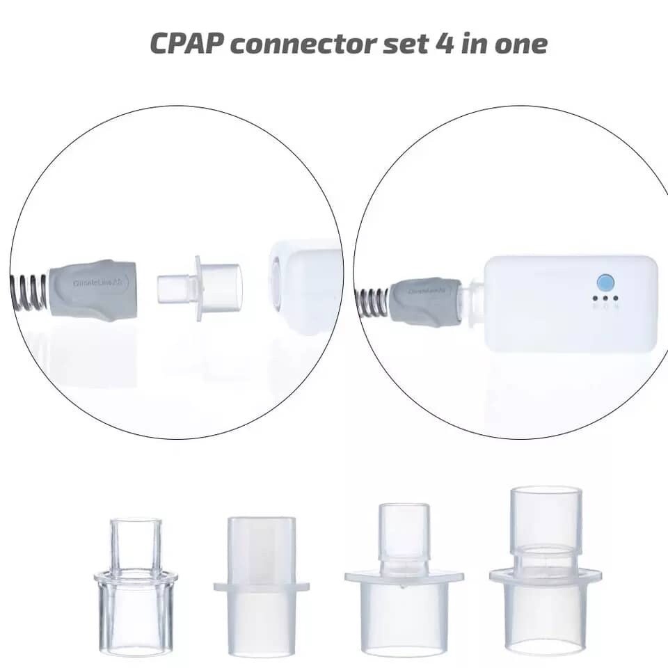 C PAP Cleaner Disinfector BiPAP Machine Adapters Connector Tube Hose ...