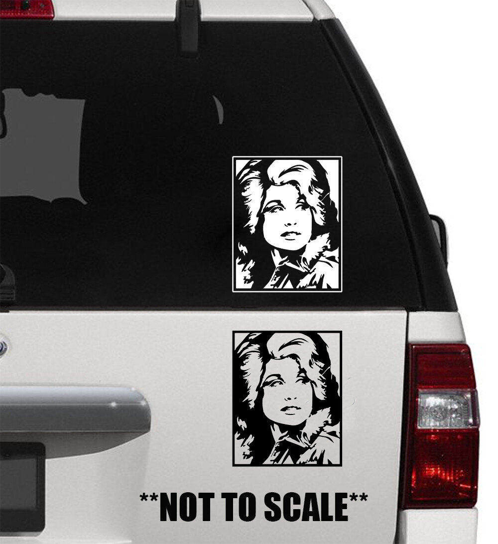 Dolly Parton sticker VINYL DECAL Country Music Super Star Joleen ...