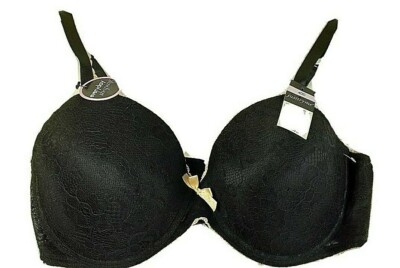 NWT Just Try Me Womens Everyday Shaping Black Lace W/ Extender UW Bra ...