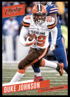 2017 Panini Prestige #84 Duke Johnson Cleveland Browns Football Card | eBay
