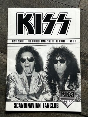 KISS Fanzine Magazine KISS CENTRE #8-9 Scandinavia Fan Club 1987 ...