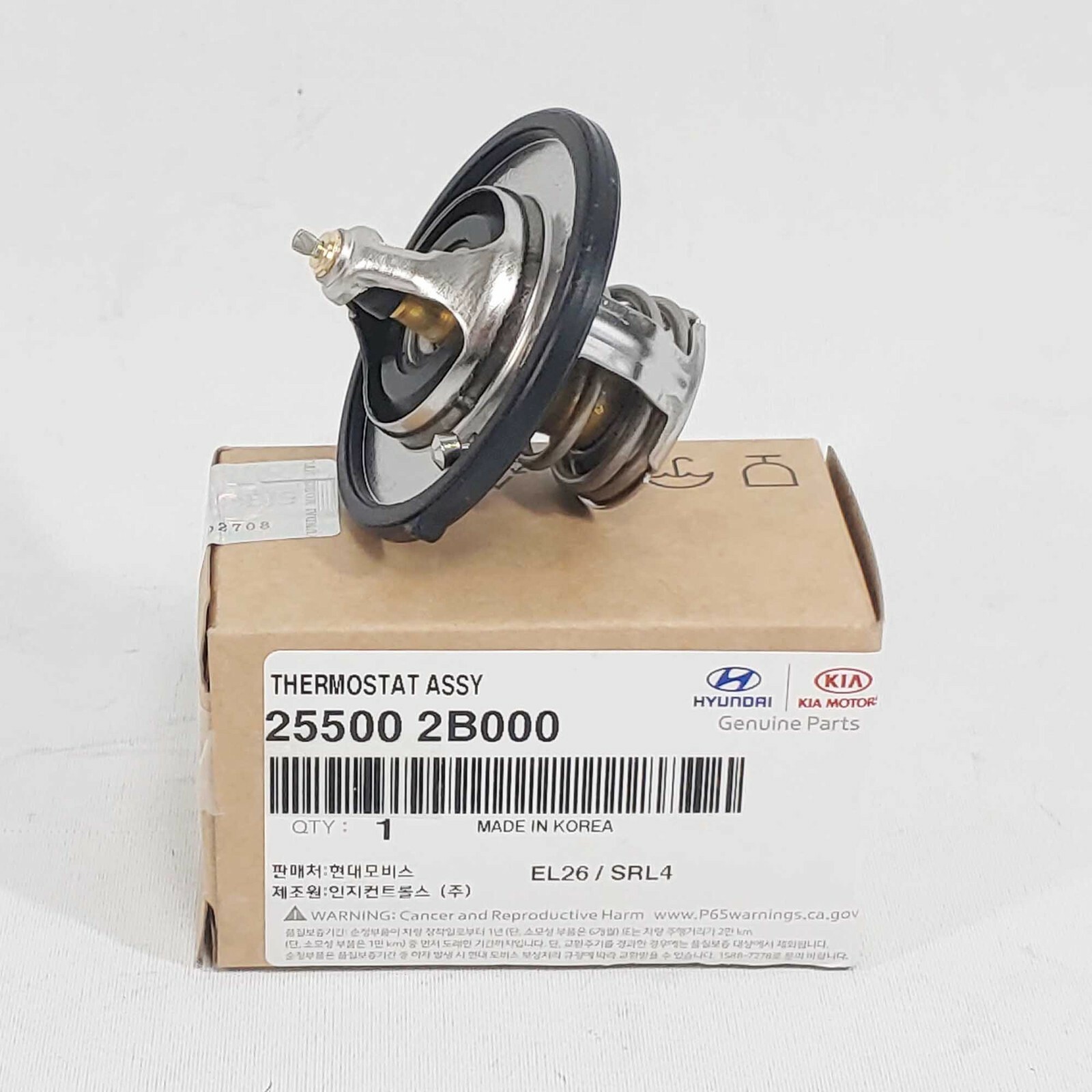 255002B000 Engine Coolant Thermostat For Hyundai Sonata 2015-2018 Kona ...
