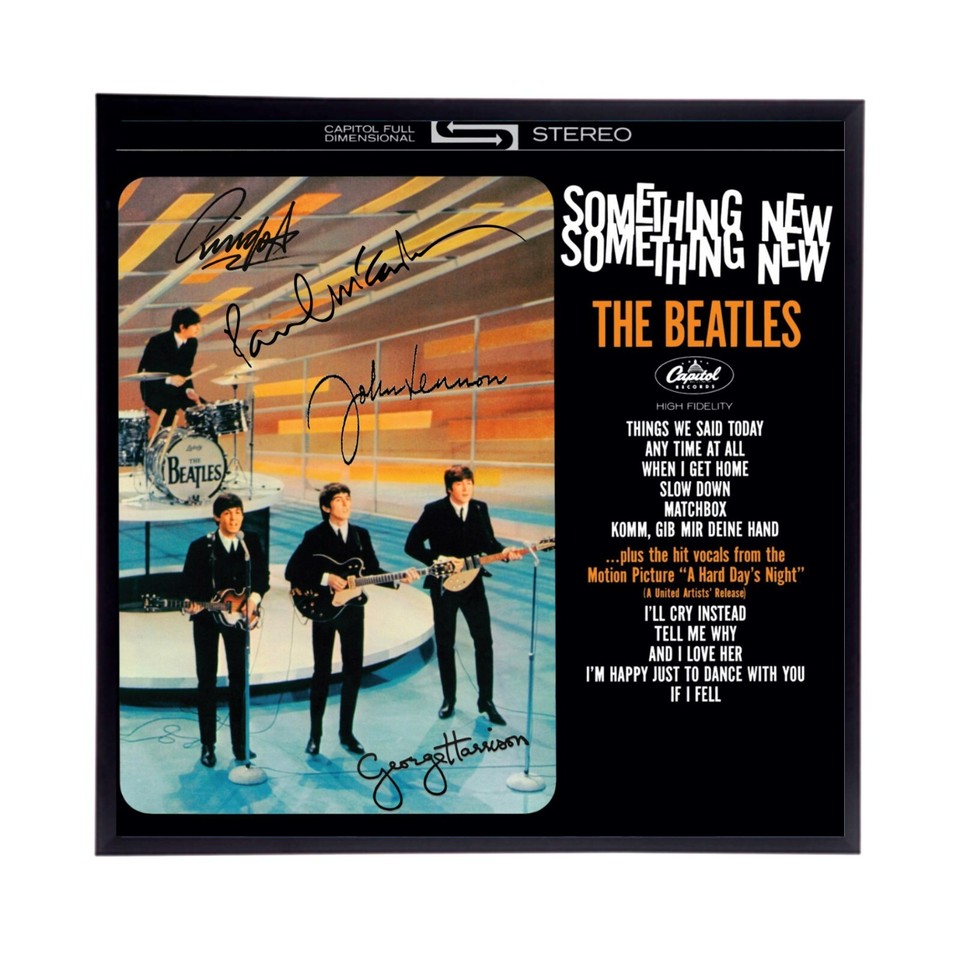 Choose any 12. Beatles Autographed FRAMED Album Cover Reprints. MAKE ...