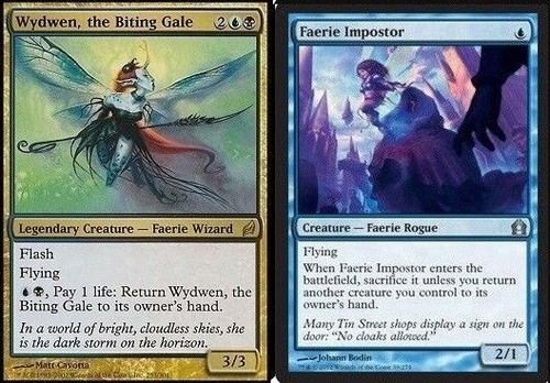 Bouncing Faeries (Blue Black) Deck - Wydwen - 60 Cards MTG Magic ...
