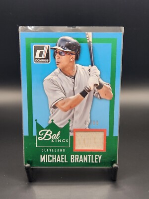 MICHAEL BRANTLEY 2016 DONRUSS BAT KINGS #BK-MB SERIAL NUMBER 41/99 ...
