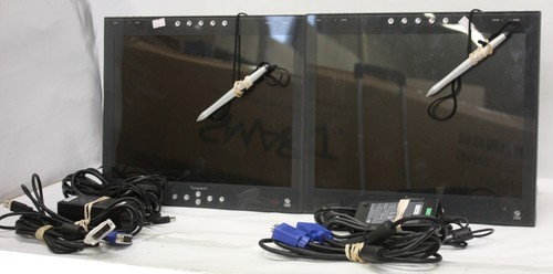 2x lot SMART Sympodium id350 Pens Power Adapters & VGA * Tested Working ...