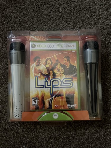 Lips (Microsoft Xbox 360, 2008) SEALED!! BUNDLE 882224733885 | eBay