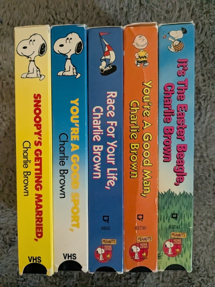 Peanuts Feature Movie Lot of 5 Classics You're A Good Man Charlie Brown ...