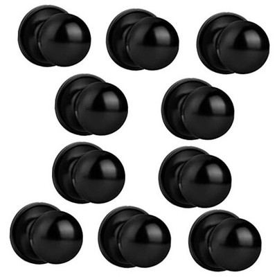 Flat Round Single Dummy Knobs, Non-Turning Half Dummy for French 10 ...