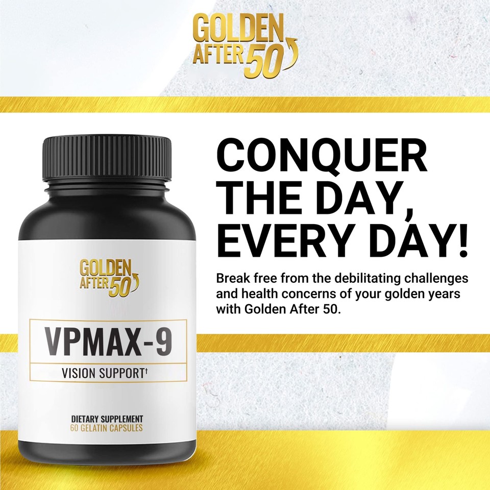 Golden After 50 VpMax-9 – Eye Health & Antioxidants, 60 Capsules | eBay