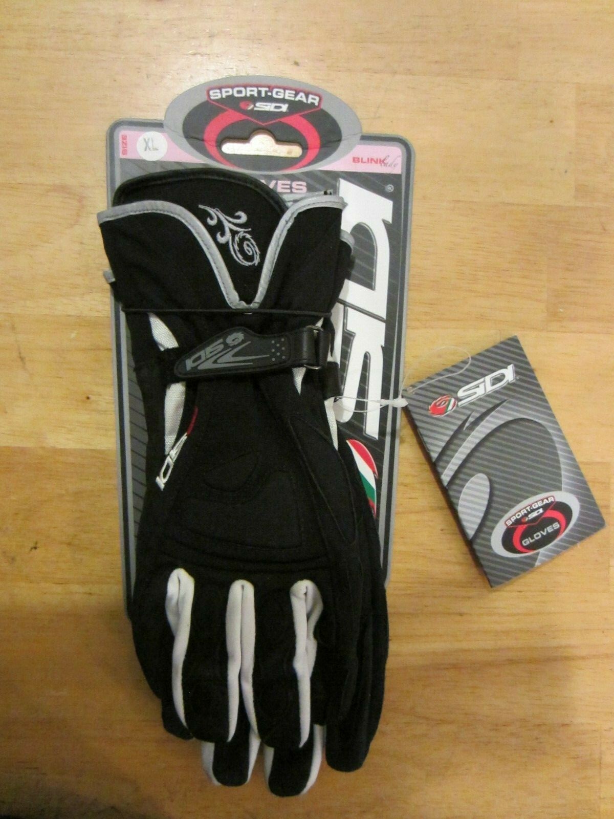 Sidi Ladies Textile Motorcycle Gloves Black/White XL | eBay
