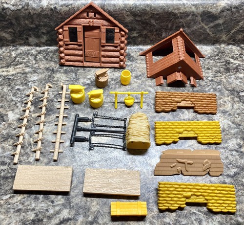 VTG Marx Fort Set, Fort Apache: Large Mixed Lot of 18 Parts, Nice! | eBay