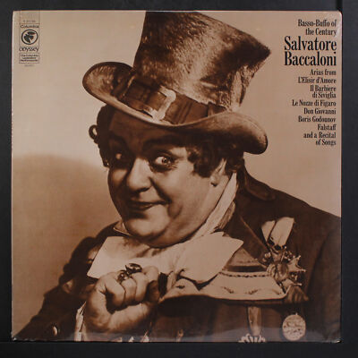 SALVATORE BACCALONI: basso-buffo of the century ODYSSEY 12" LP 33 RPM ...