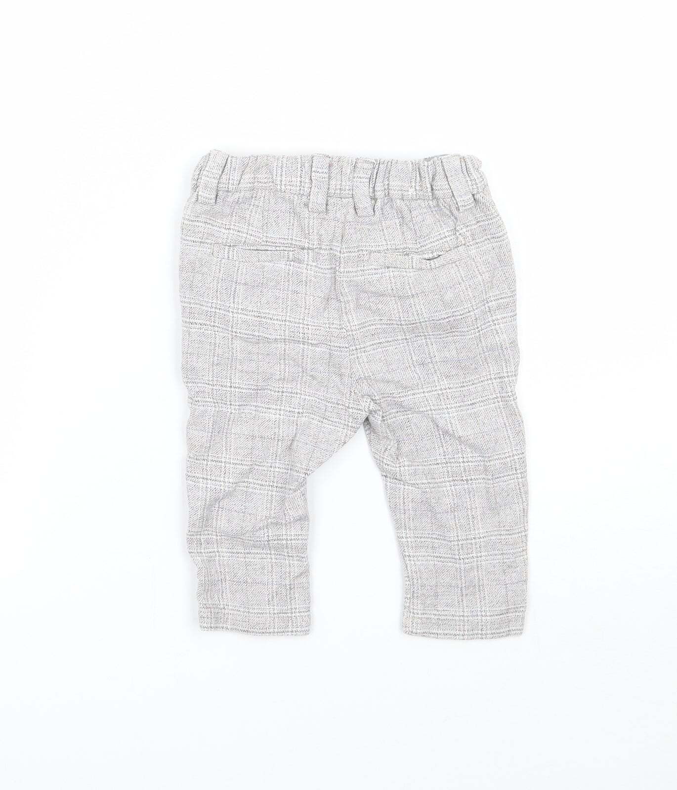NEXT Baby Grey Cotton Blend Trousers Size 6-9 Months | eBay UK