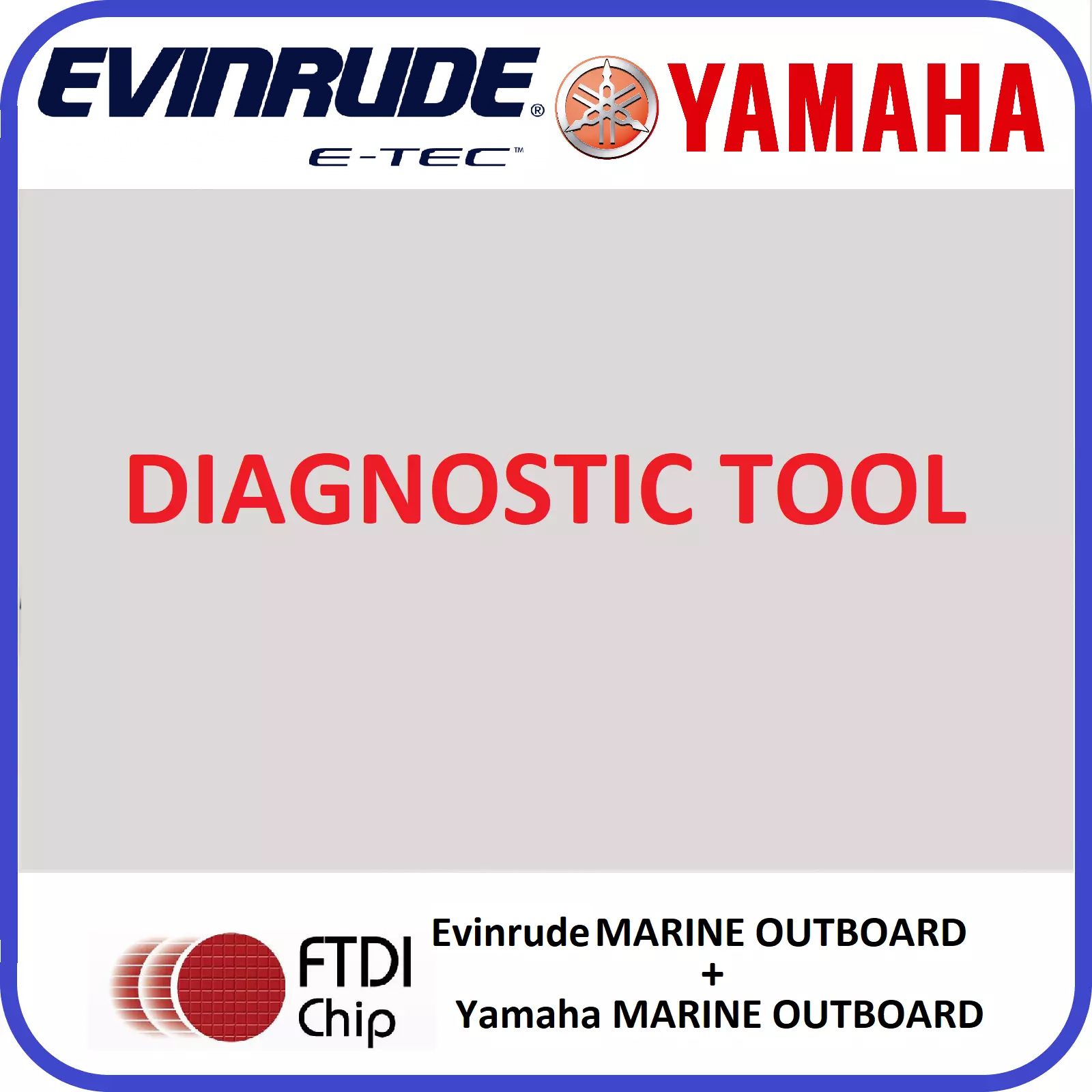 Diagnostic tool for Evinrude outboard EVdiag + Yamaha outboard YDIS v1 ...